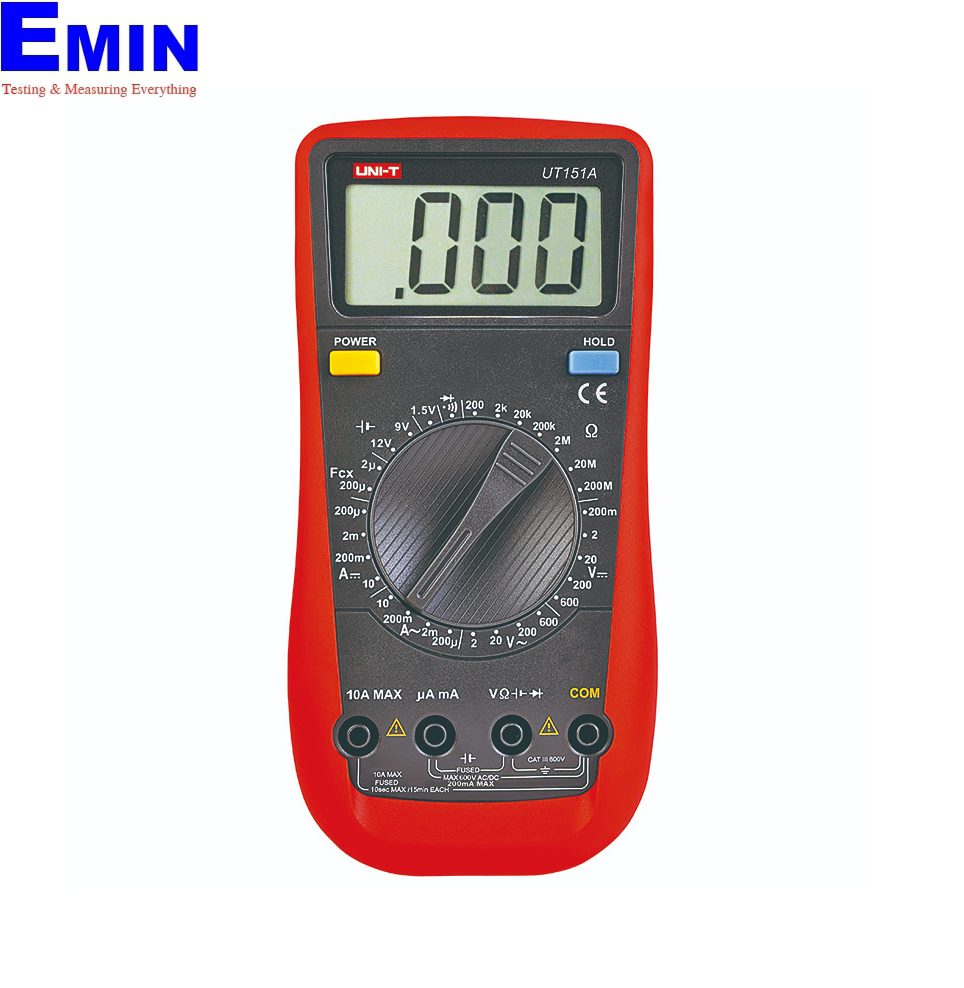 UNI-T UT151C Modern Digital Multimeter (600VAC/DC, 10AAC/DC) | EMIN.COM.MM