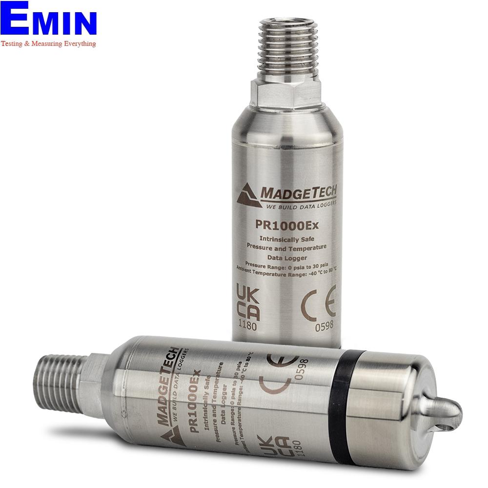 Madgetech PR1000Ex-1000A Intrinsically Safe Pressure and Temperature Data Logger (-40 °C - +80 ...