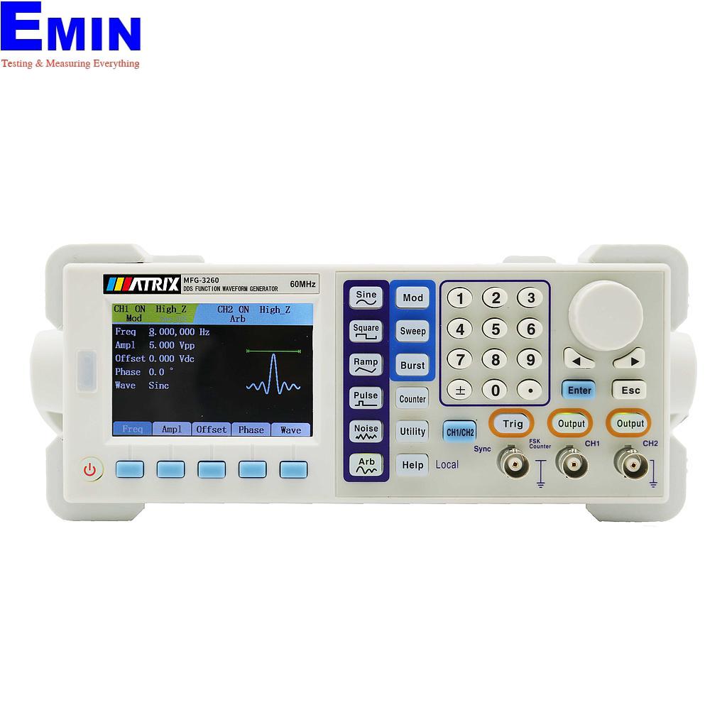 MATRIX 15M type Function/Arbitrary Waveform Generator | EMIN.COM.MM