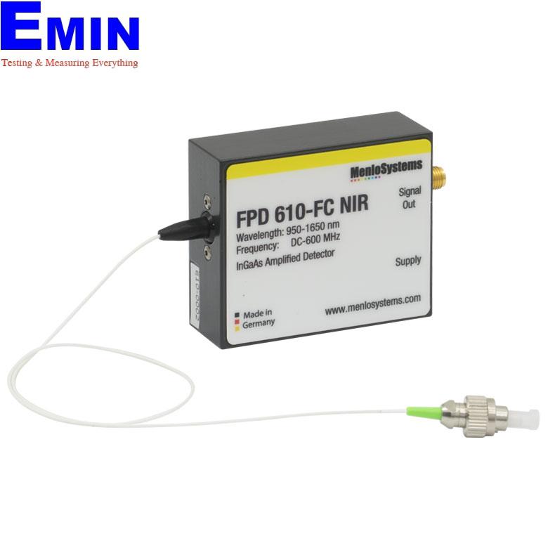 THORLABS FPD610-FC-NIR InGaAs Fiber-Coupled Amplified Photodetector ...