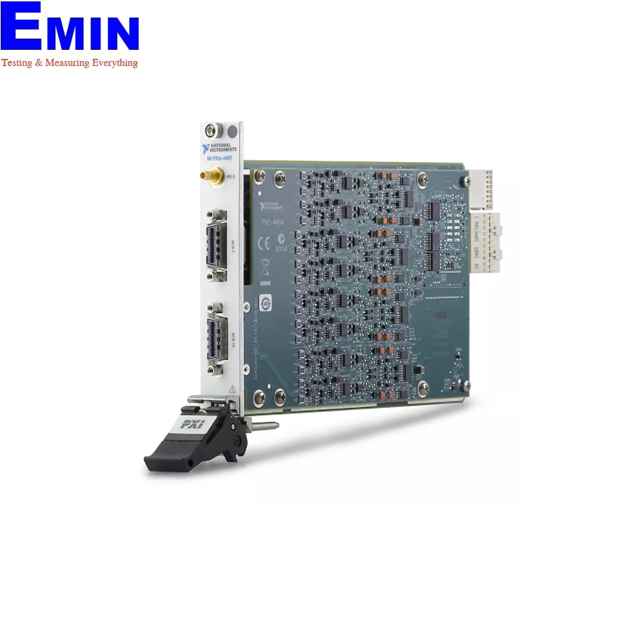 NI PXIe-4497 PXI Sound and Vibration Module (PXIe, 16-channel, SSMB ...