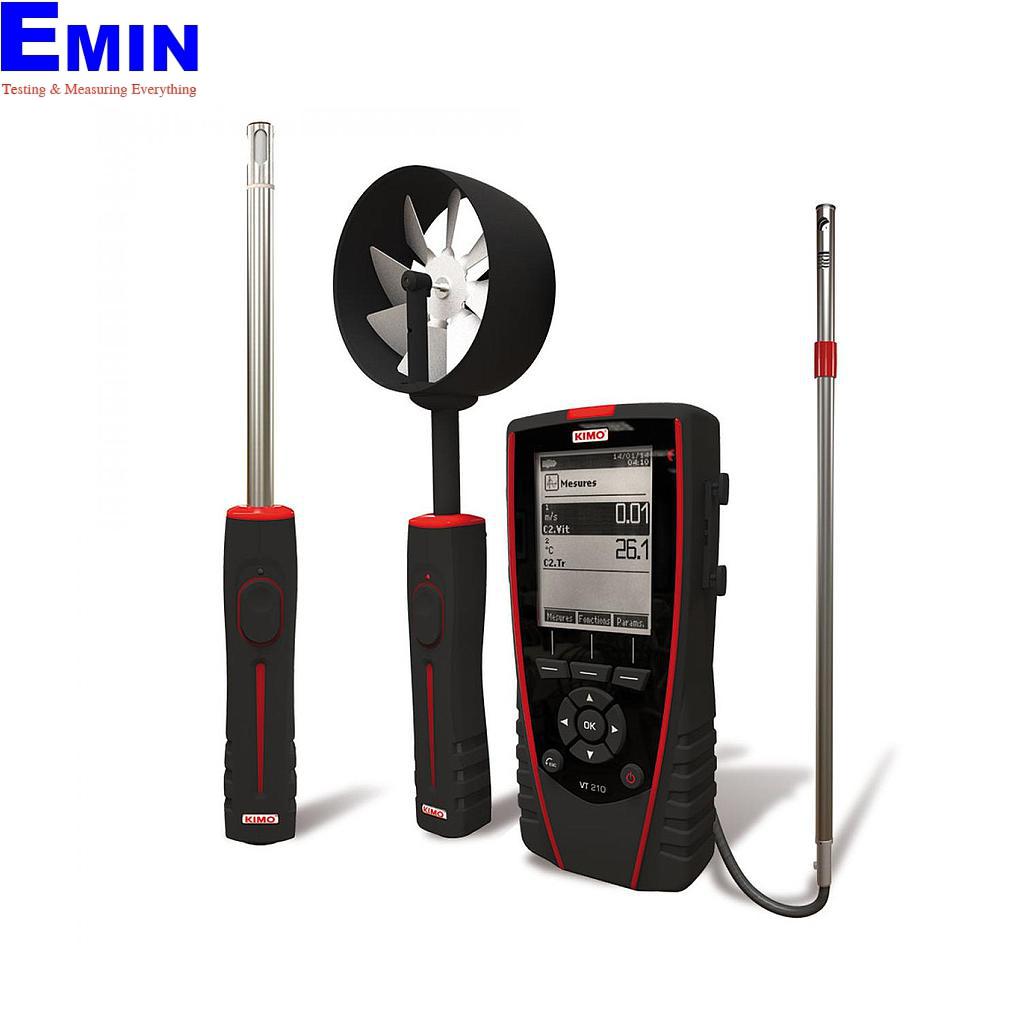 Sauermann VT210M Thermo-hygrometer-anemometer (VT210 + SMT 900 telescopic probe) | EMIN.COM.MM
