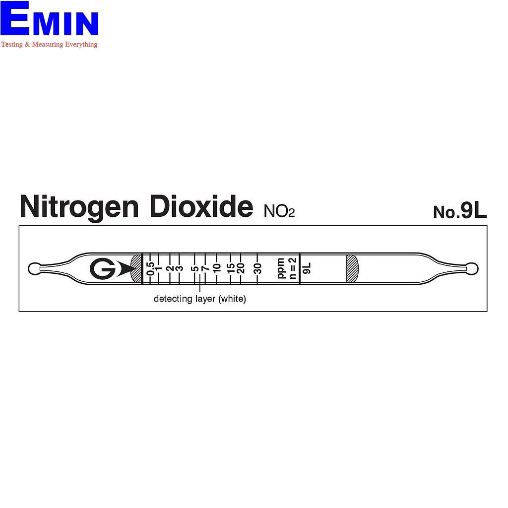 Gastec 9L Quick-measuring Detector tubes Nitrogen Dioxide NO2 (0.5 ...