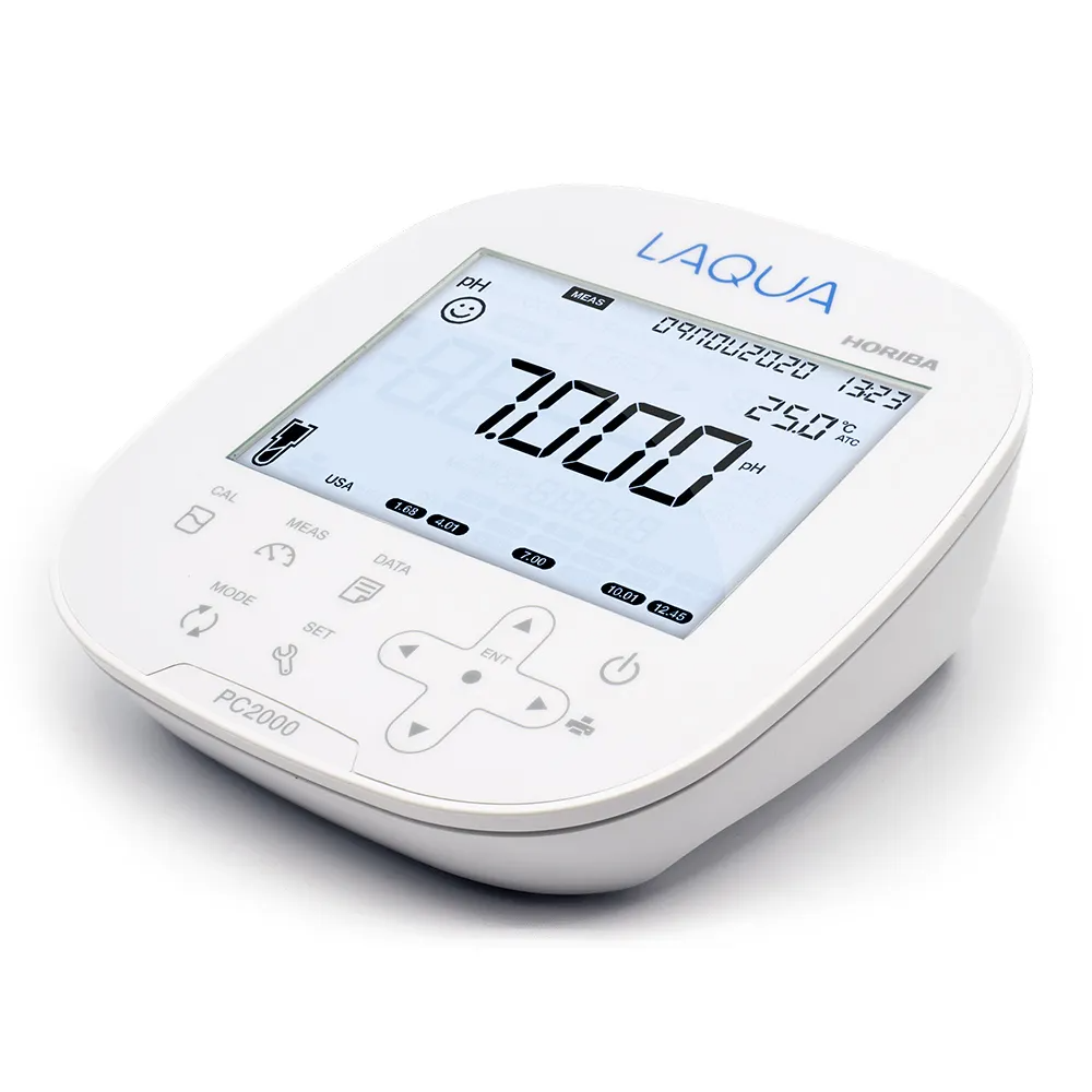 HORIBA PC 2000-S Benchtop pH/ORP/Ion/Conductivity Meter Kit (-2.000~20. ...