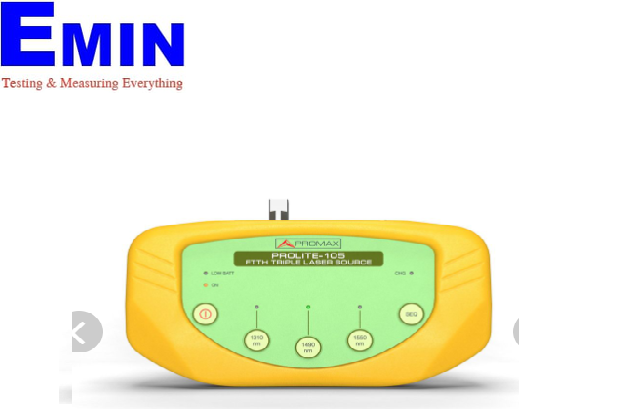 Promax PROLITE-105 Triple wavelength LASER source (1310nm, 1490nm ...