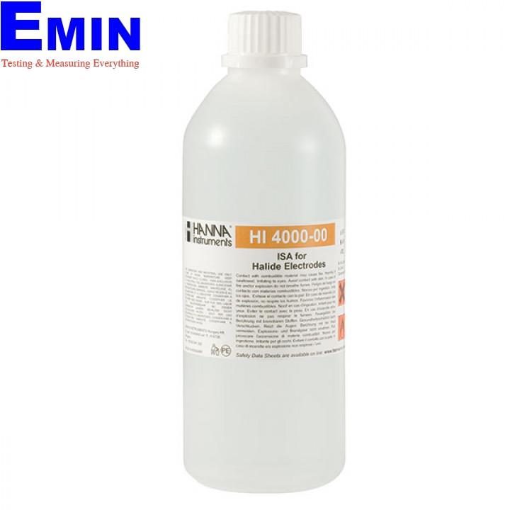 HANNA HI4000-00 Ionic Strength Adjuster (ISA) for Halide ISEs (500ml ...