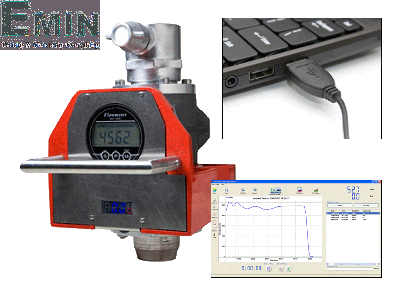 TSI Flowmeter Flowmaster 250 DL Portable flow & pressure test ...